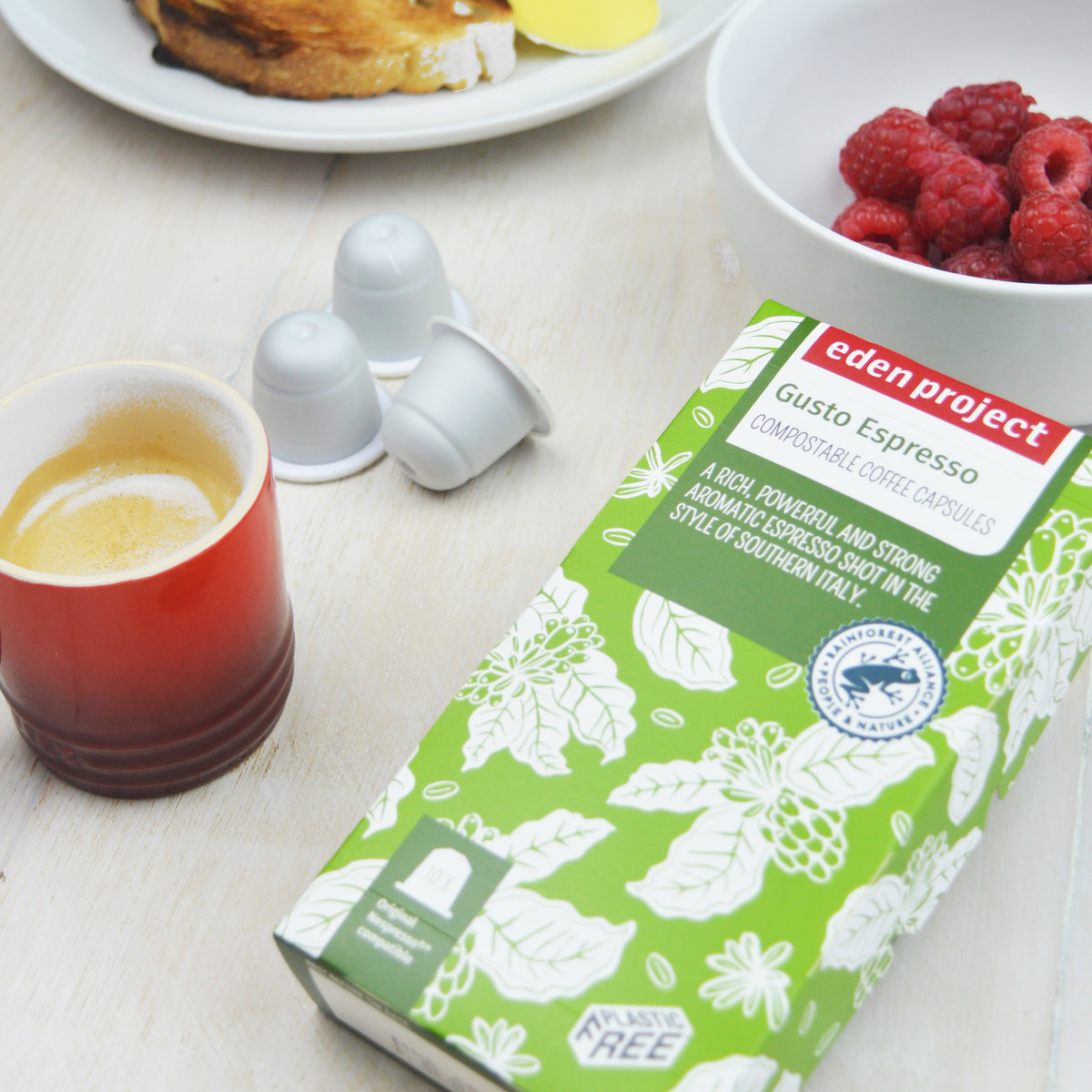 Gusto Espresso Eden Project Nespresso Pods - Rainforest Alliance ...