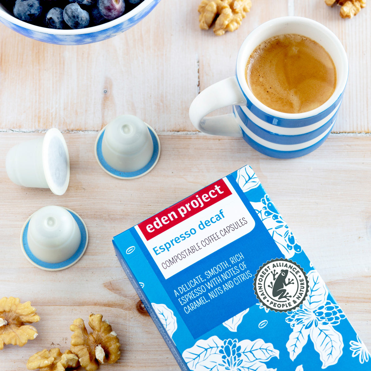 Espresso Decaf Eden Project Nespresso Pods - Rainforest Alliance ...