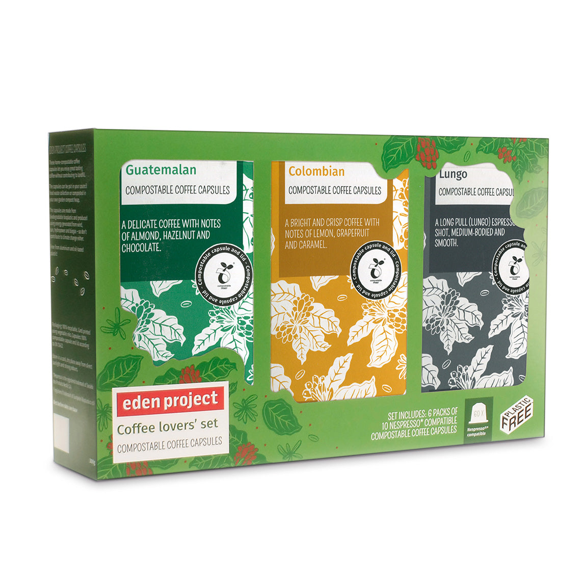 Eden Project Plastic Free Coffee Lovers Gift Set - 60x Pods – Fresh Coffee