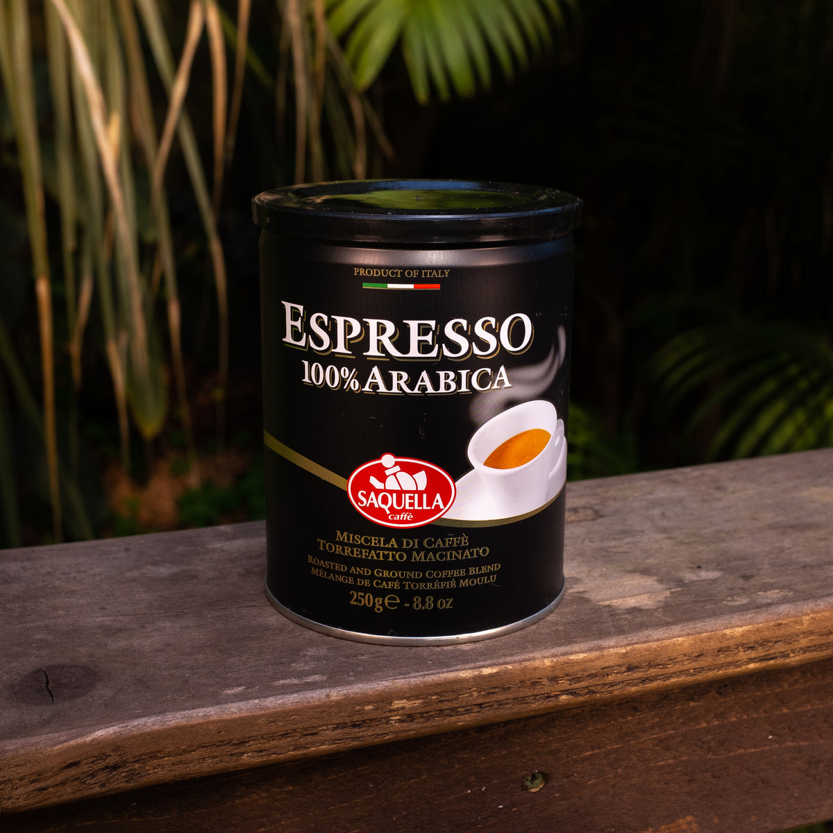 Saquella 100% Arabica Espresso Ground Coffee - 2 x 250g tins – Fresh Coffee