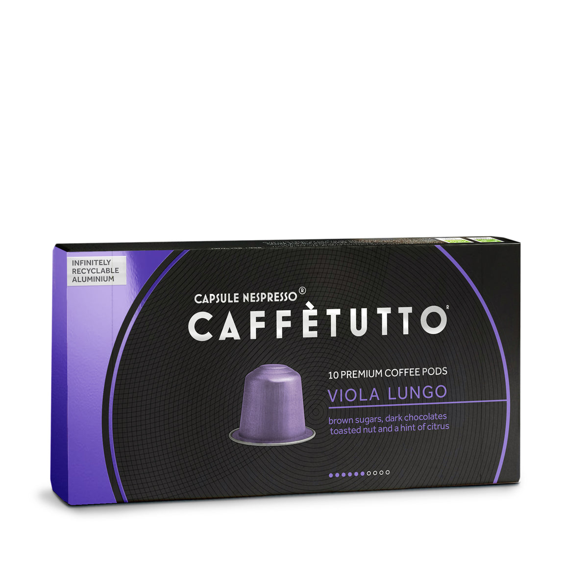 Caffètutto Viola Lungo Nespresso Compatible Coffee Pods – Fresh Coffee