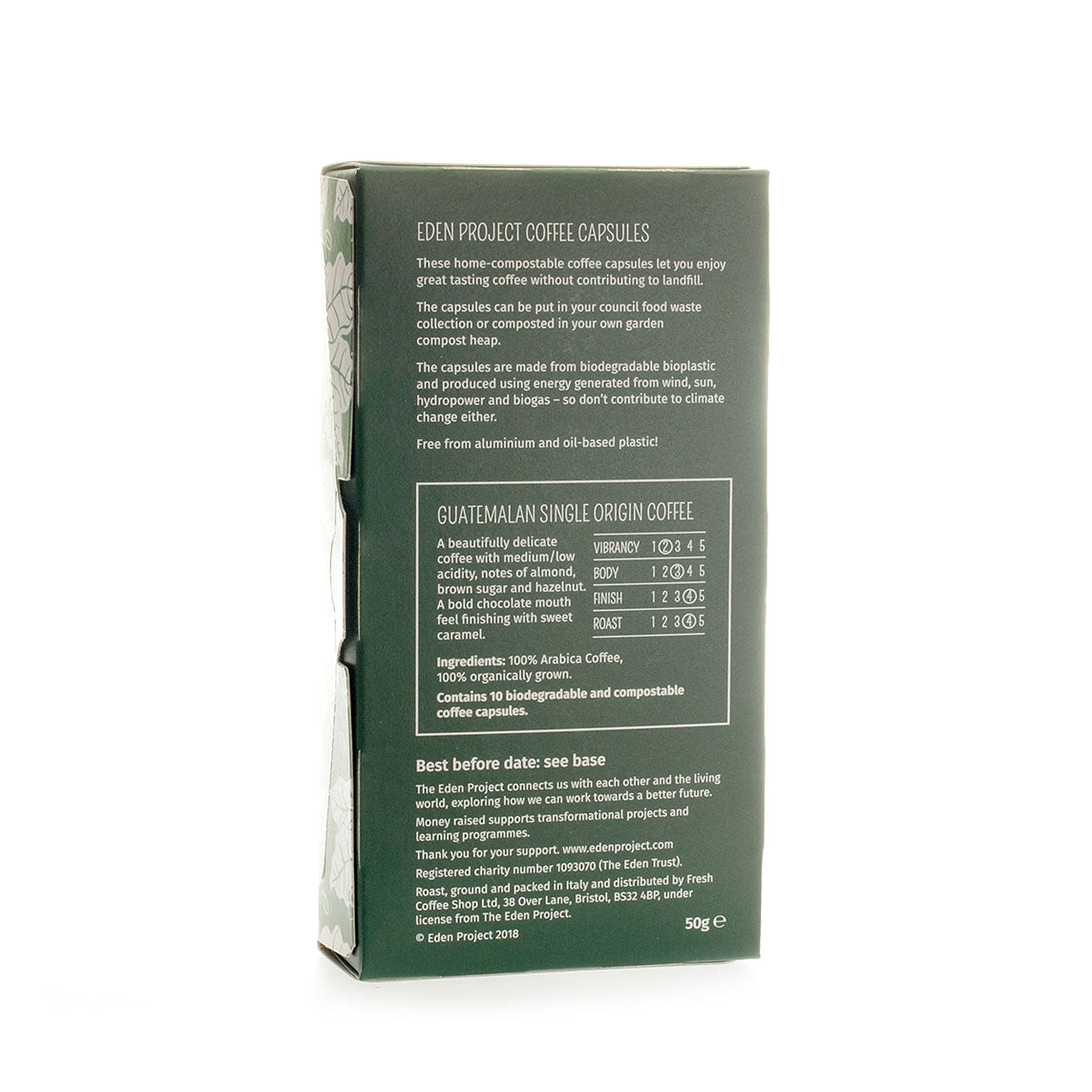 Guatemalan Eden Project Nespresso Pods - Classic Collection – Fresh Coffee